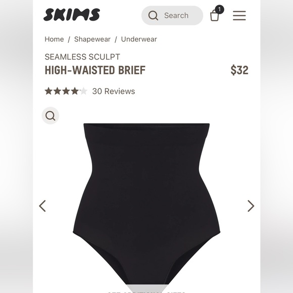 SKIMS | Intimates & Sleepwear | Skims Seamless Sculpt High Waisted ...